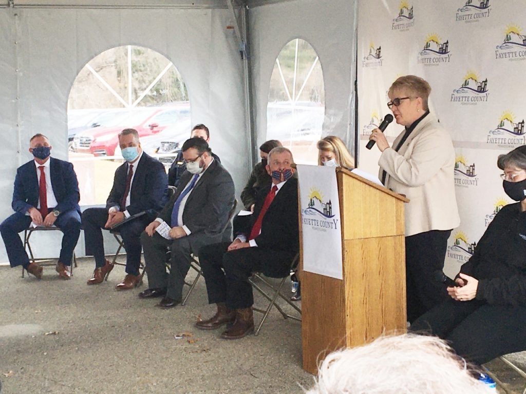 Groundbreaking takes place on new Fayette County Prison site - Herald ...